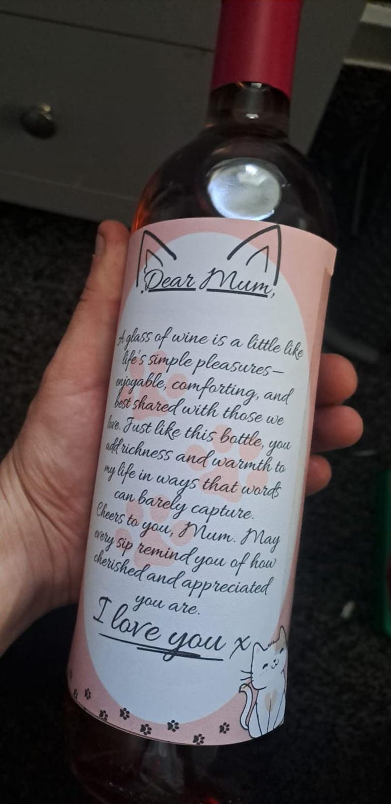 Charming Custom Cat Theme Wine Self: Ideal for Cat Enthusiasts for ...