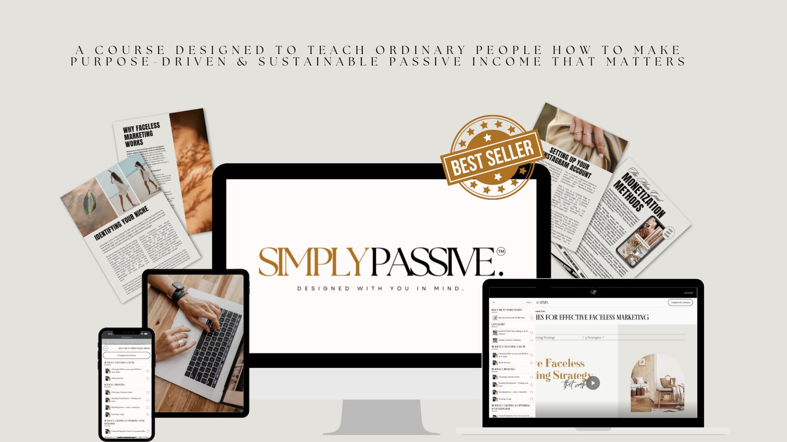 The Simply Passive Course, Digital Course, Online Course, Get Started ...