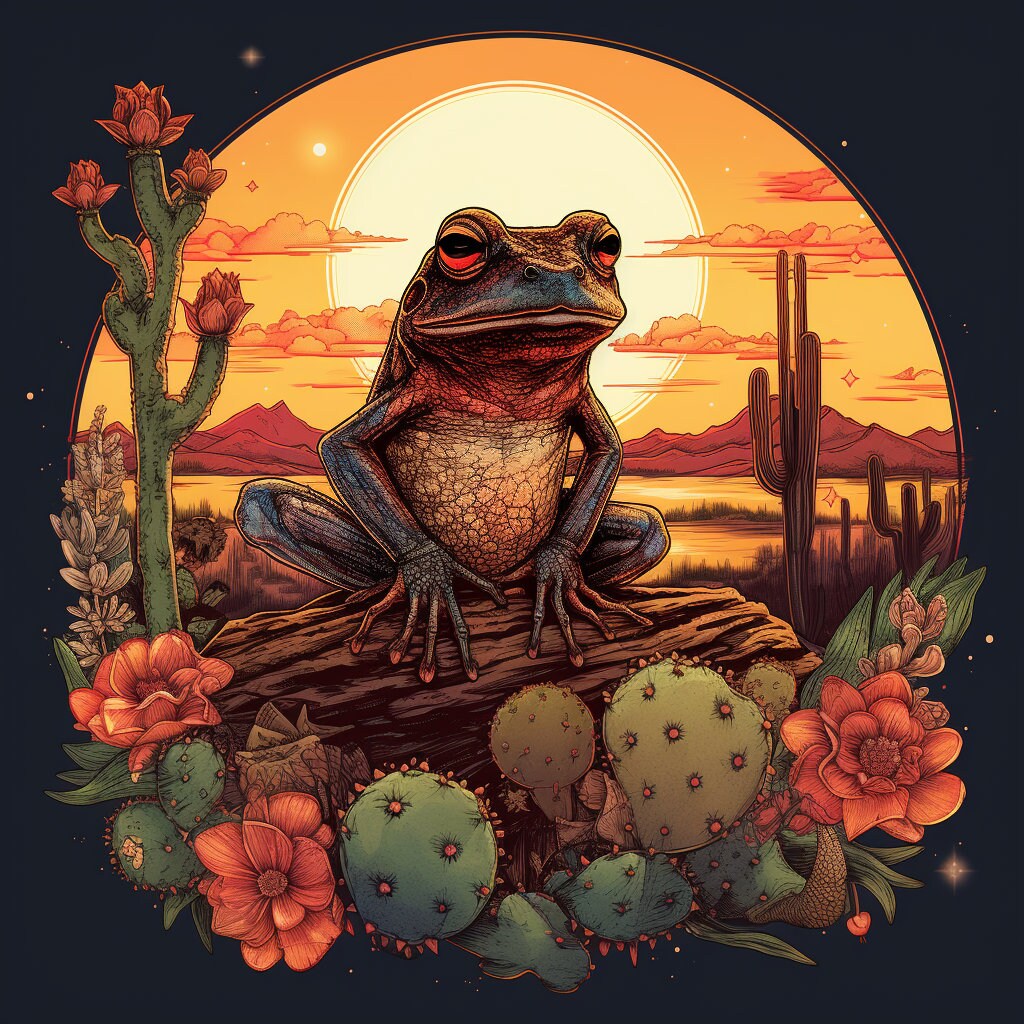 Desert Frogs - Etsy