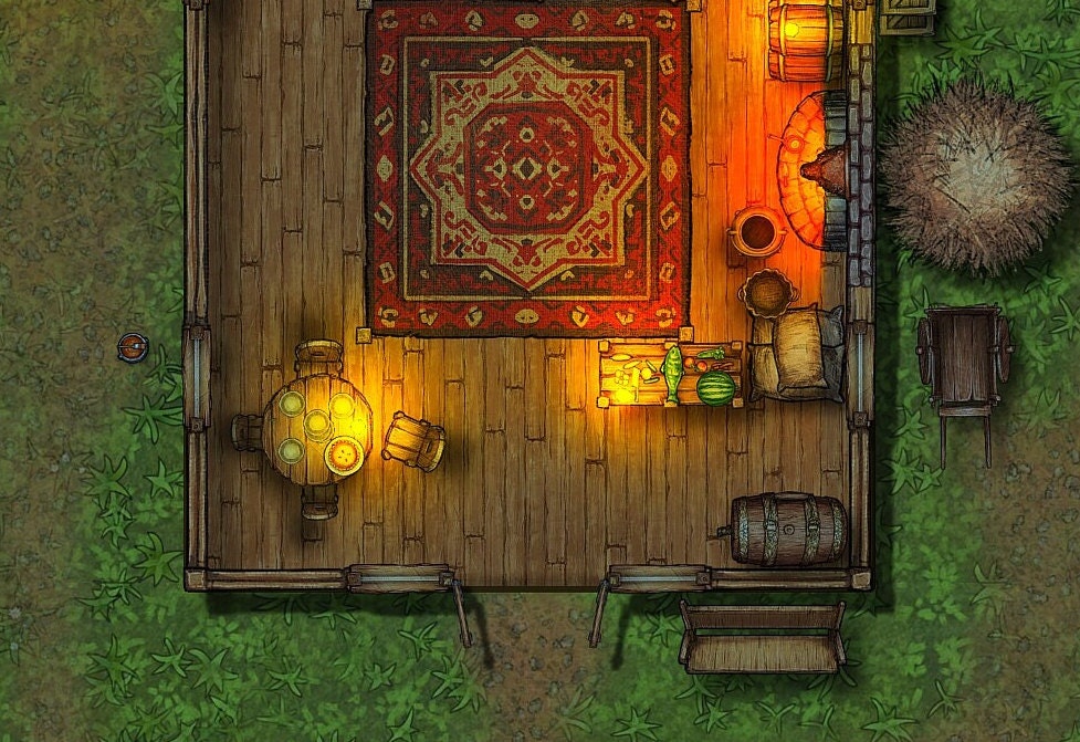 Player Homestead, Dnd Player Battlemap Set - Etsy