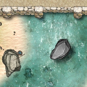 River Crossing Dnd Battle Map Set - Etsy