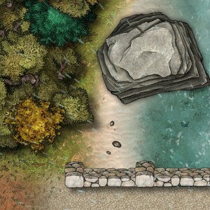 River Crossing Dnd Battle Map Set - Etsy