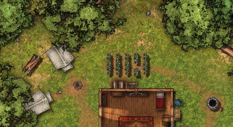 Player Homestead, Dnd Player Battlemap Set - Etsy