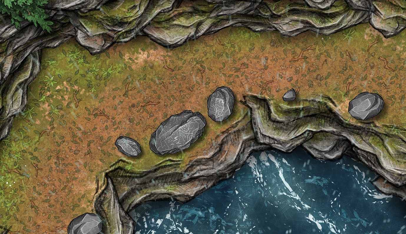 Rocky Pass Dnd Battlemap - Etsy