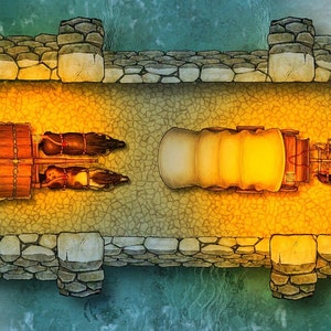 River Crossing Dnd Battle Map Set - Etsy