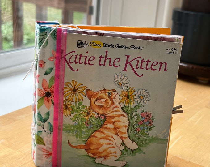 Katie the Kitten - First Little Golden Book Journal Scrapbook - Etsy