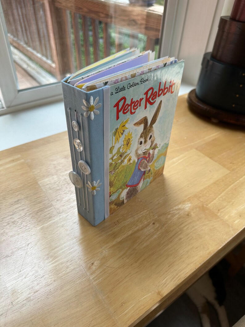 Peter Rabbit - Little Golden Book Journal Scrapbook - Easter Bunny - Etsy