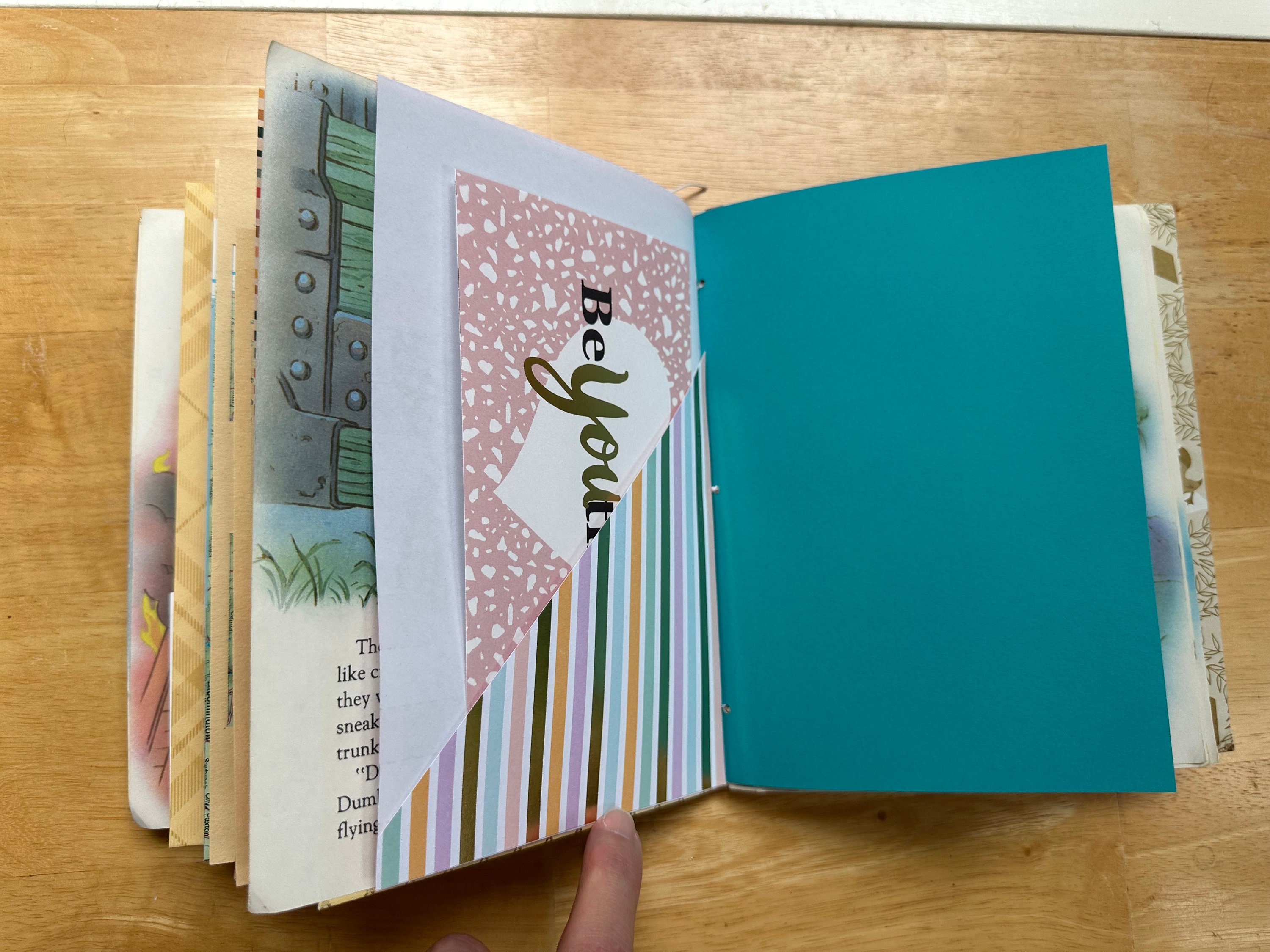 Dumbo - Little Golden Book Journal Scrapbook - Baby Book, Baby Shower ...