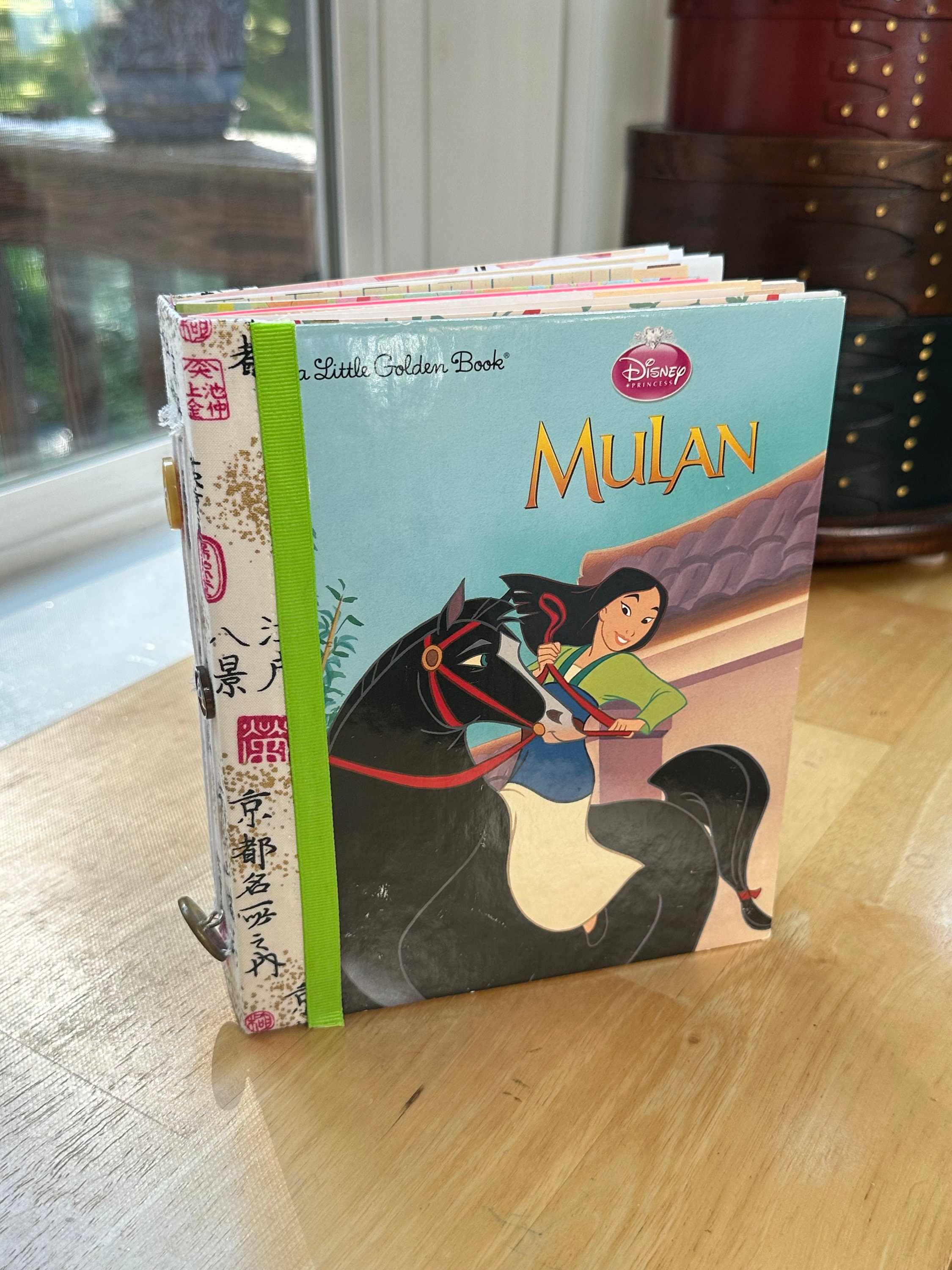 Mulan - Little Golden Book Journal Scrapbook - Etsy