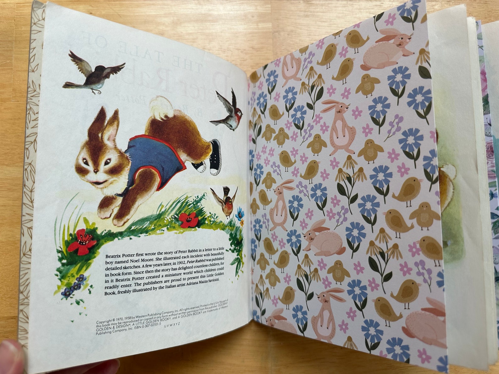 Peter Rabbit - Little Golden Book Journal Scrapbook - Easter Bunny - Etsy