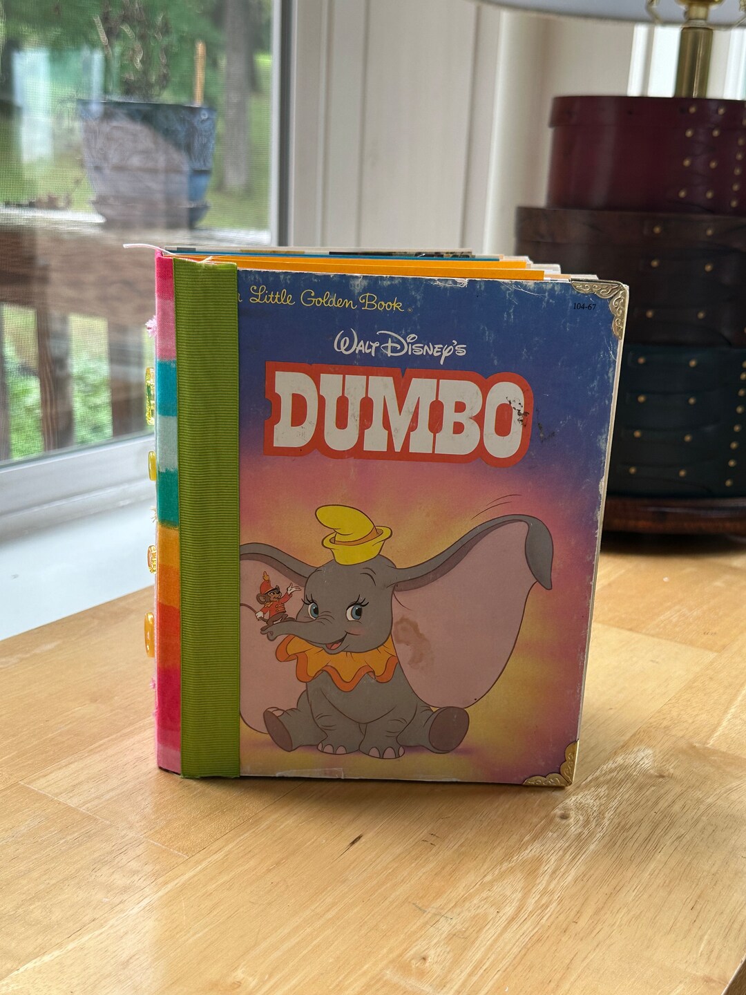 Dumbo - Little Golden Book Journal Scrapbook - Baby Book, Baby Shower ...