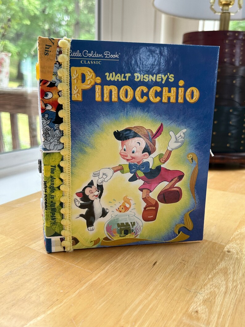 Pinocchio Little Golden Book Journal/scrapbook - Etsy