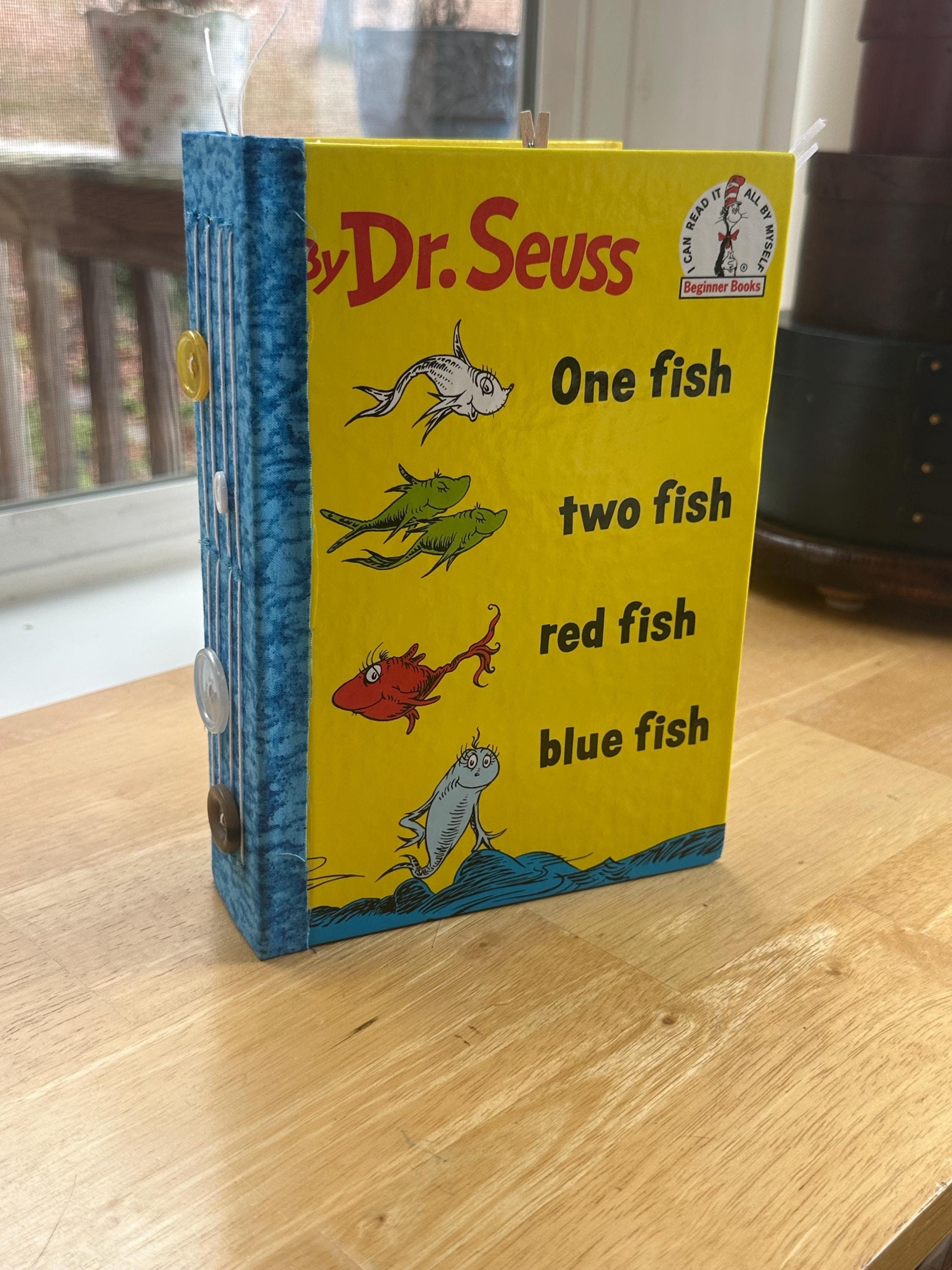 Dr. Seuss One Fish Two Fish Red Fish Blue Fish - Junk Journal Scrapbook ...
