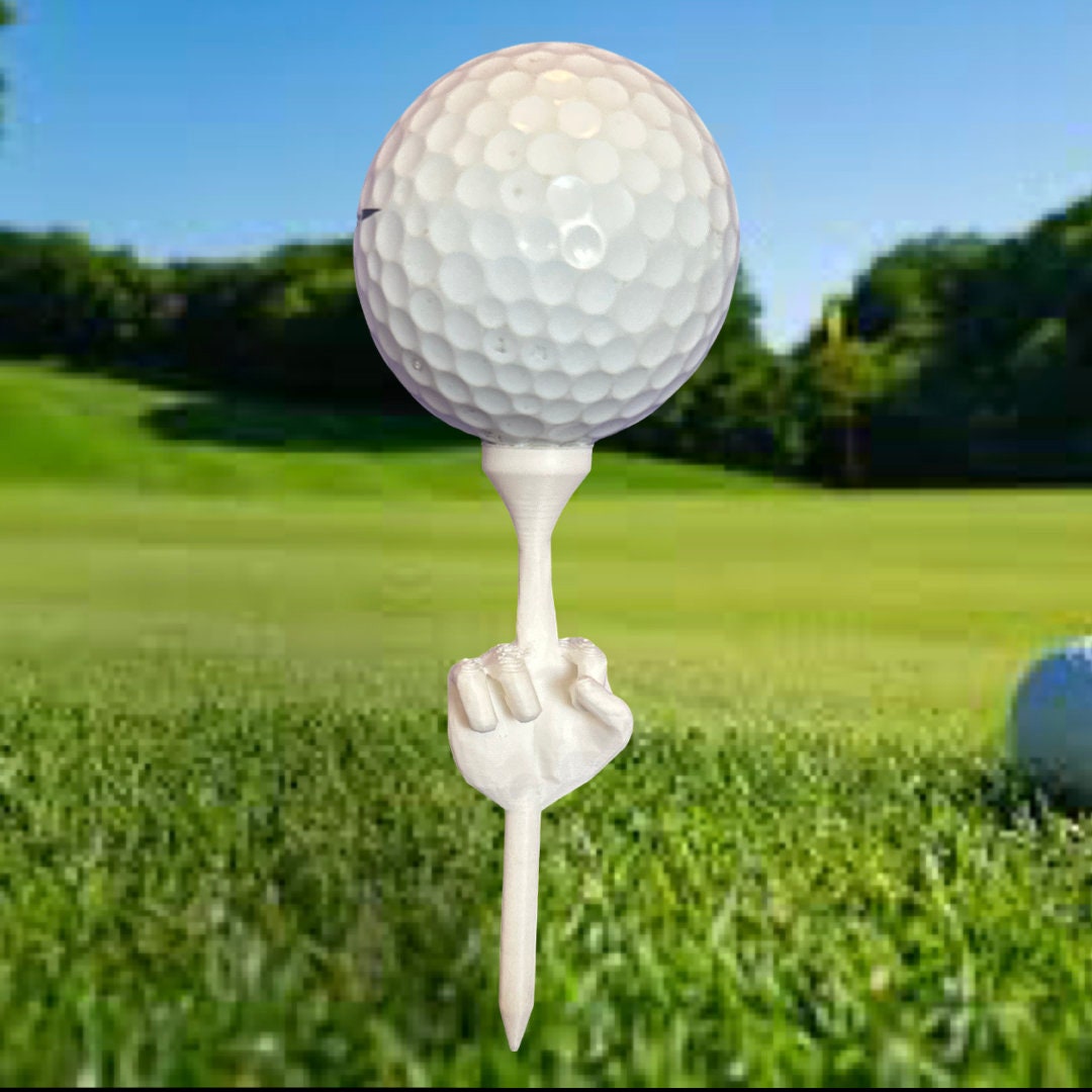 Middle Finger Golf Tees Gag Gift - Etsy