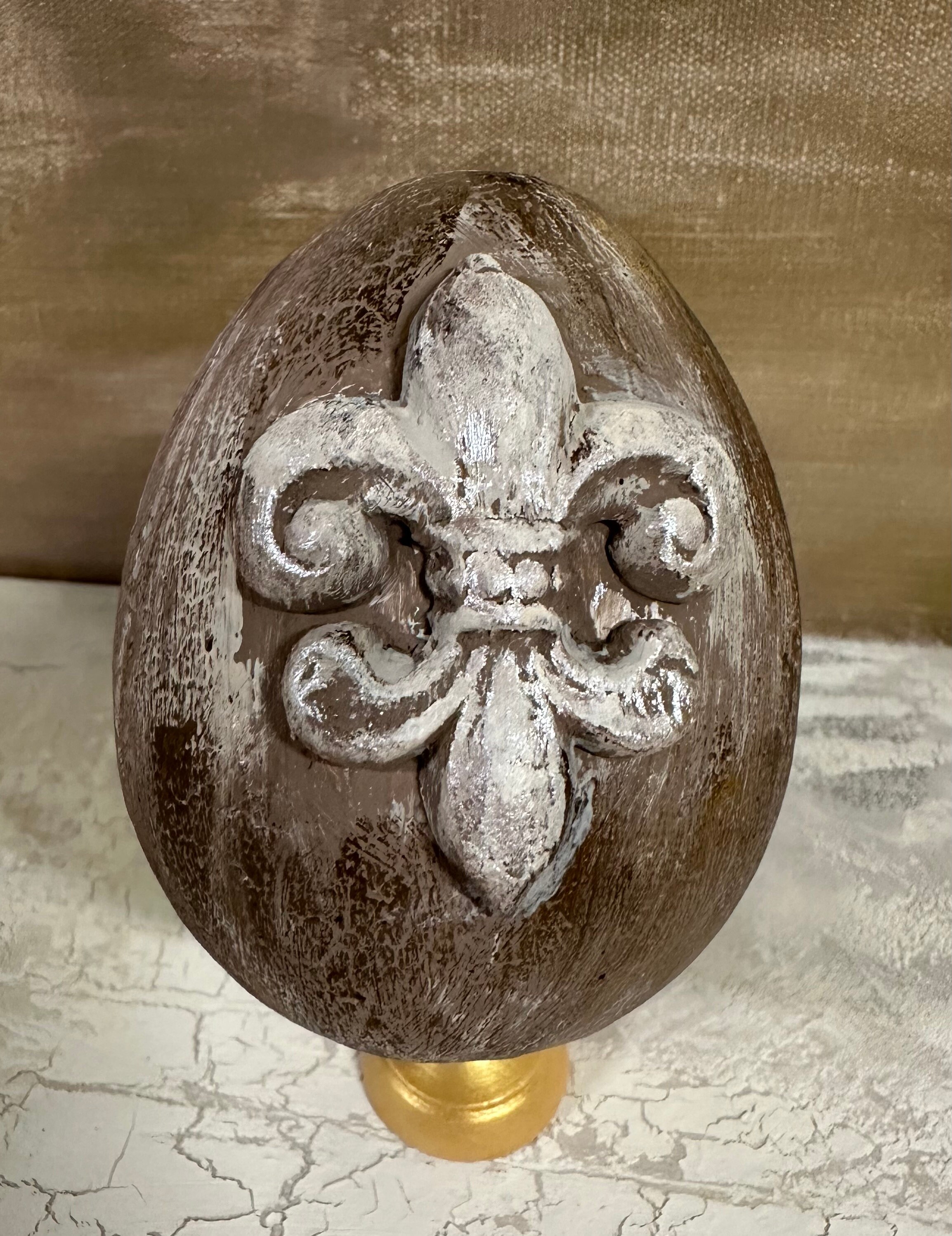 Set of 4 Decorative Eggs, Handmade 3D Details, Shabby Chic, Mod ...
