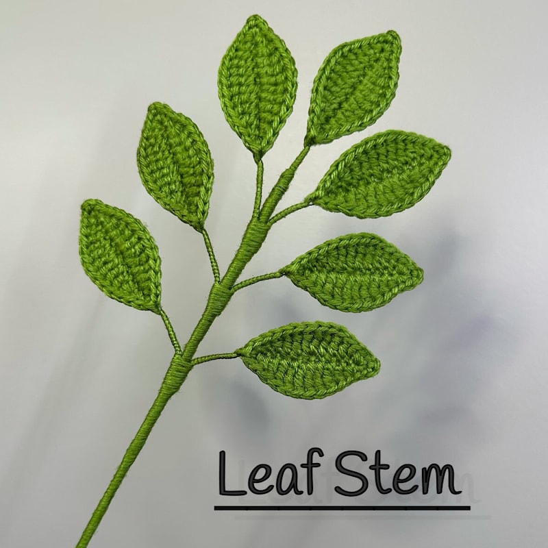 Crochet Leaf - Etsy