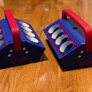 USA V8 Engine Block Cooler - 1 Piece Base, Custom Color Options - Etsy