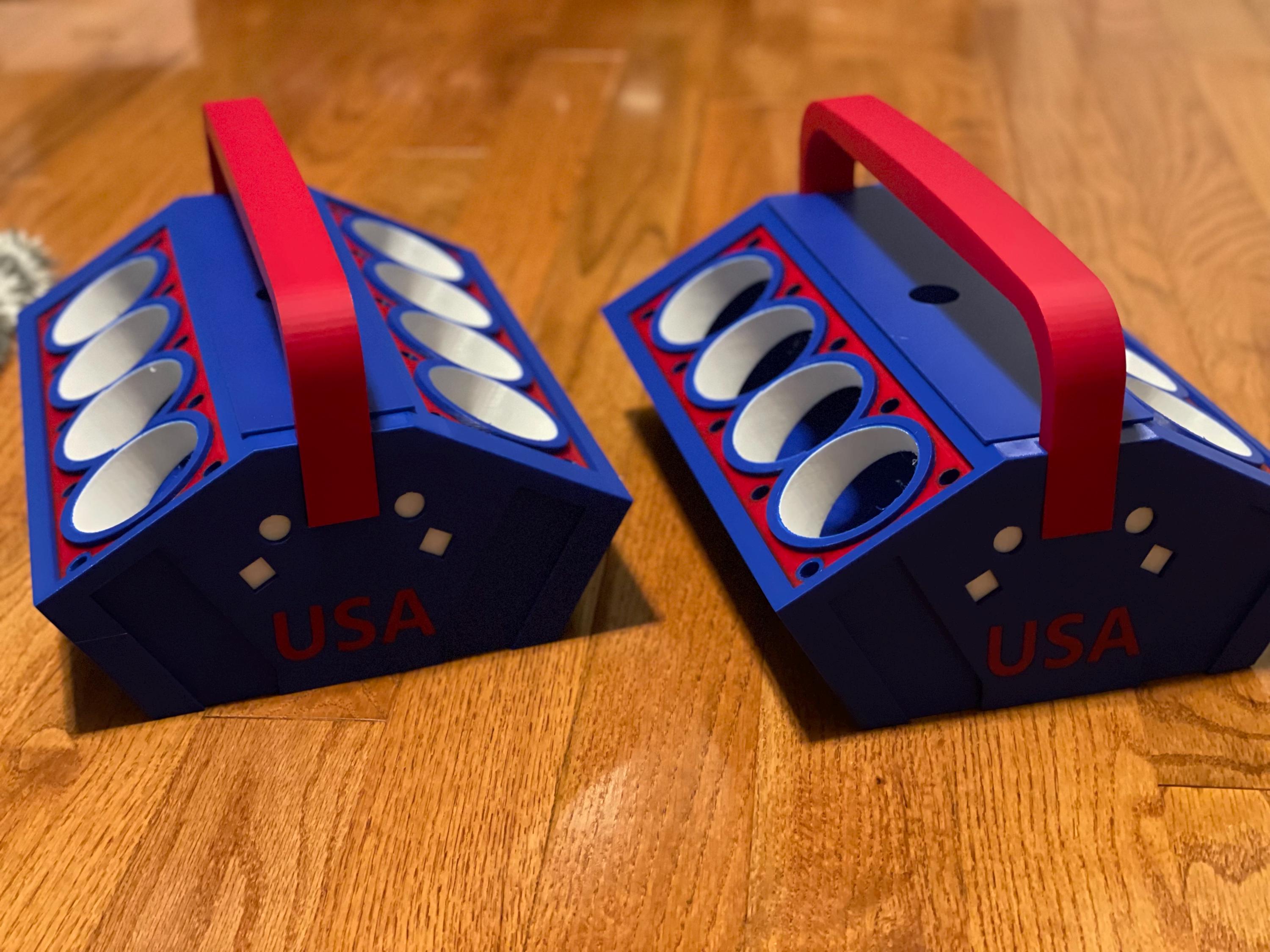 USA V8 Engine Block Cooler - 1 Piece Base, Custom Color Options - Etsy