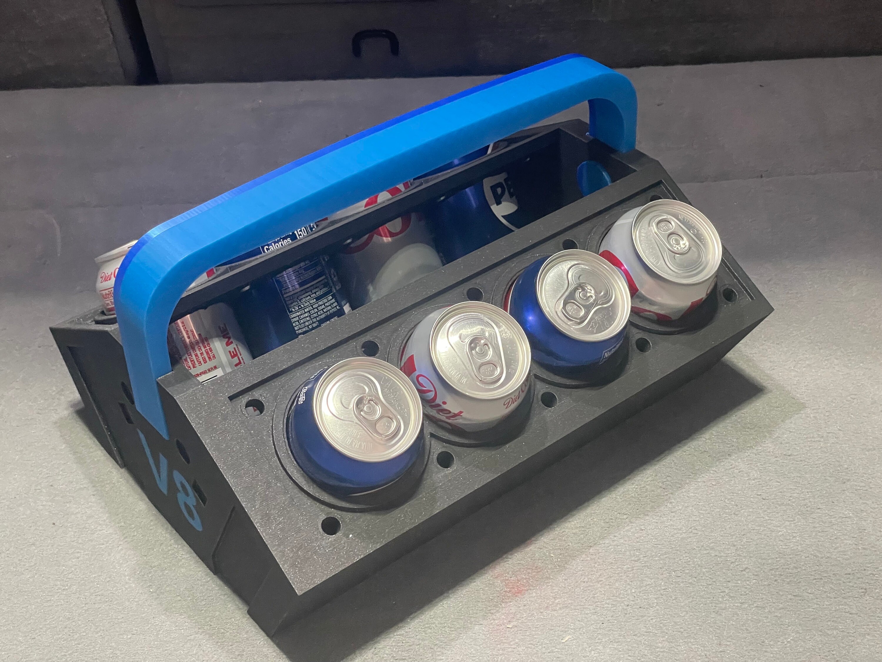 V8 Engine Block Cooler 1 Piece Base, Custom Color Options - Etsy