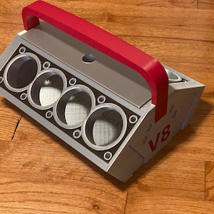 V8 Engine Block Cooler - 1 Piece Base, Custom Color Options - Etsy