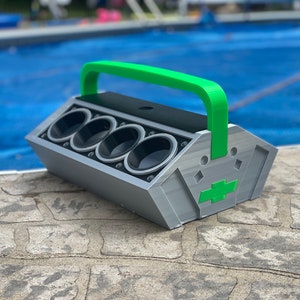 V8 Engine Block Cooler - 1 Piece Base, Custom Color Options - Etsy