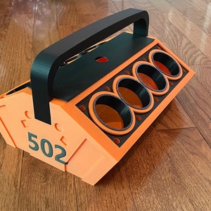 V8 Engine Block Cooler - 1 Piece Base, Custom Color Options - Etsy