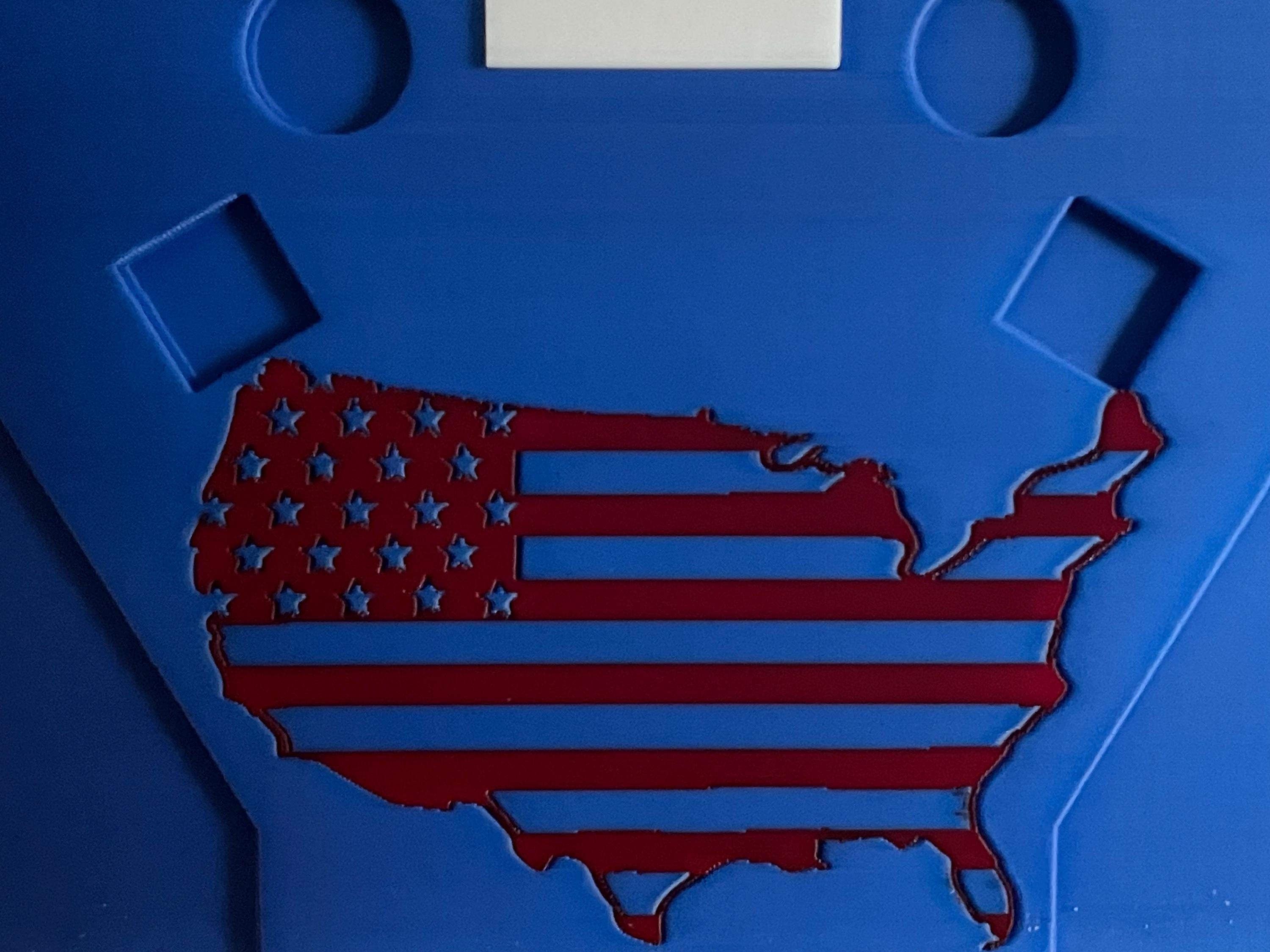 USA V8 Engine Block Cooler - 1 Piece Base, Custom Color Options - Etsy