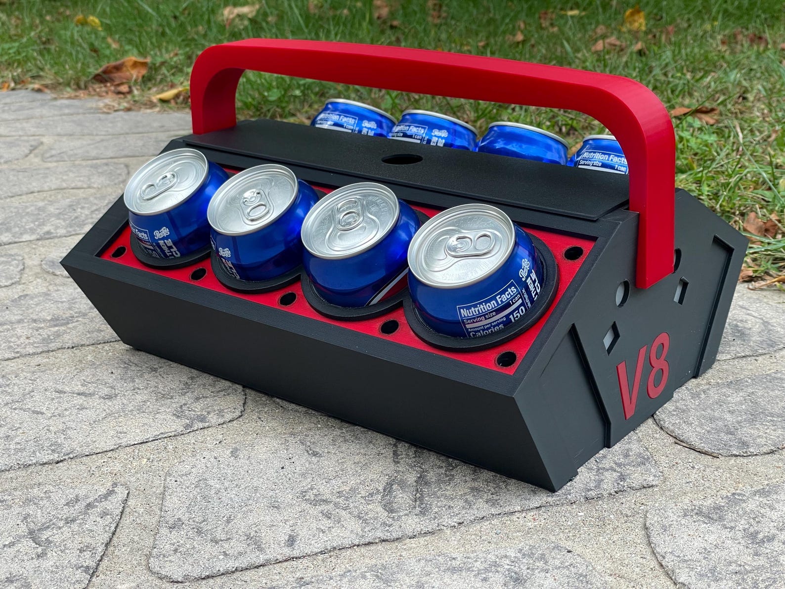 V8 Engine Block Cooler - Multi-color Style - Etsy