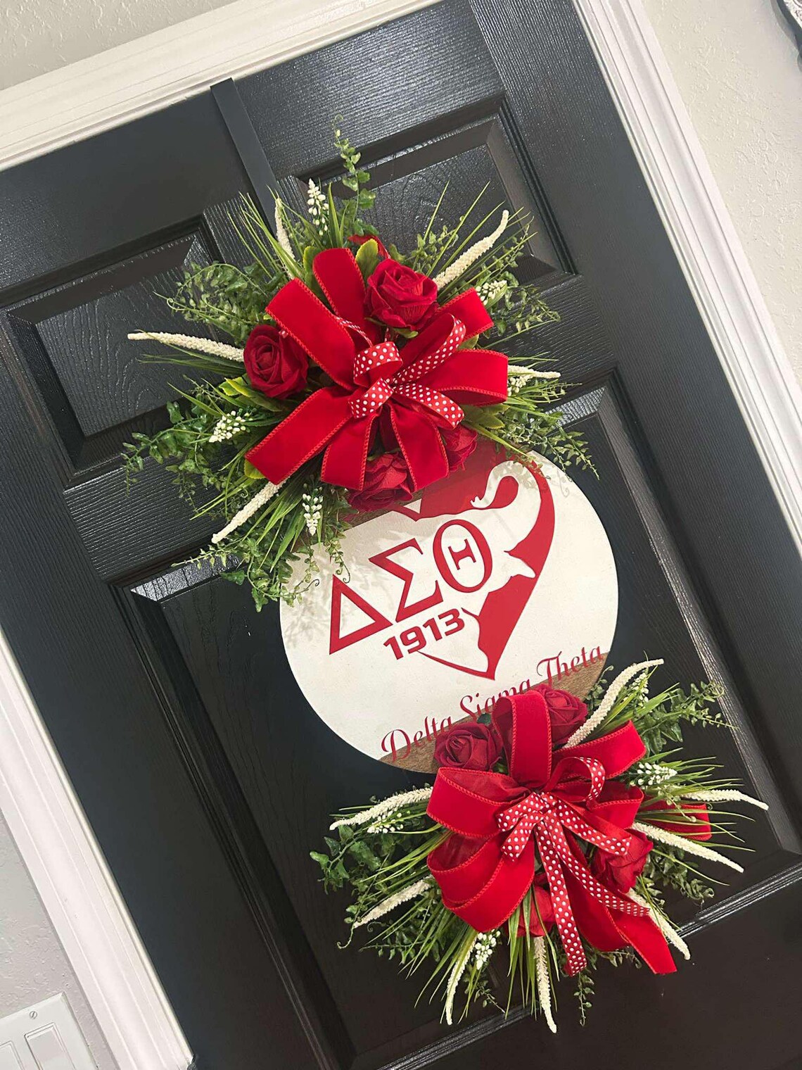 DELTA PHI DELTA Wreath, Porch and Door Decor, Founder's Day ...