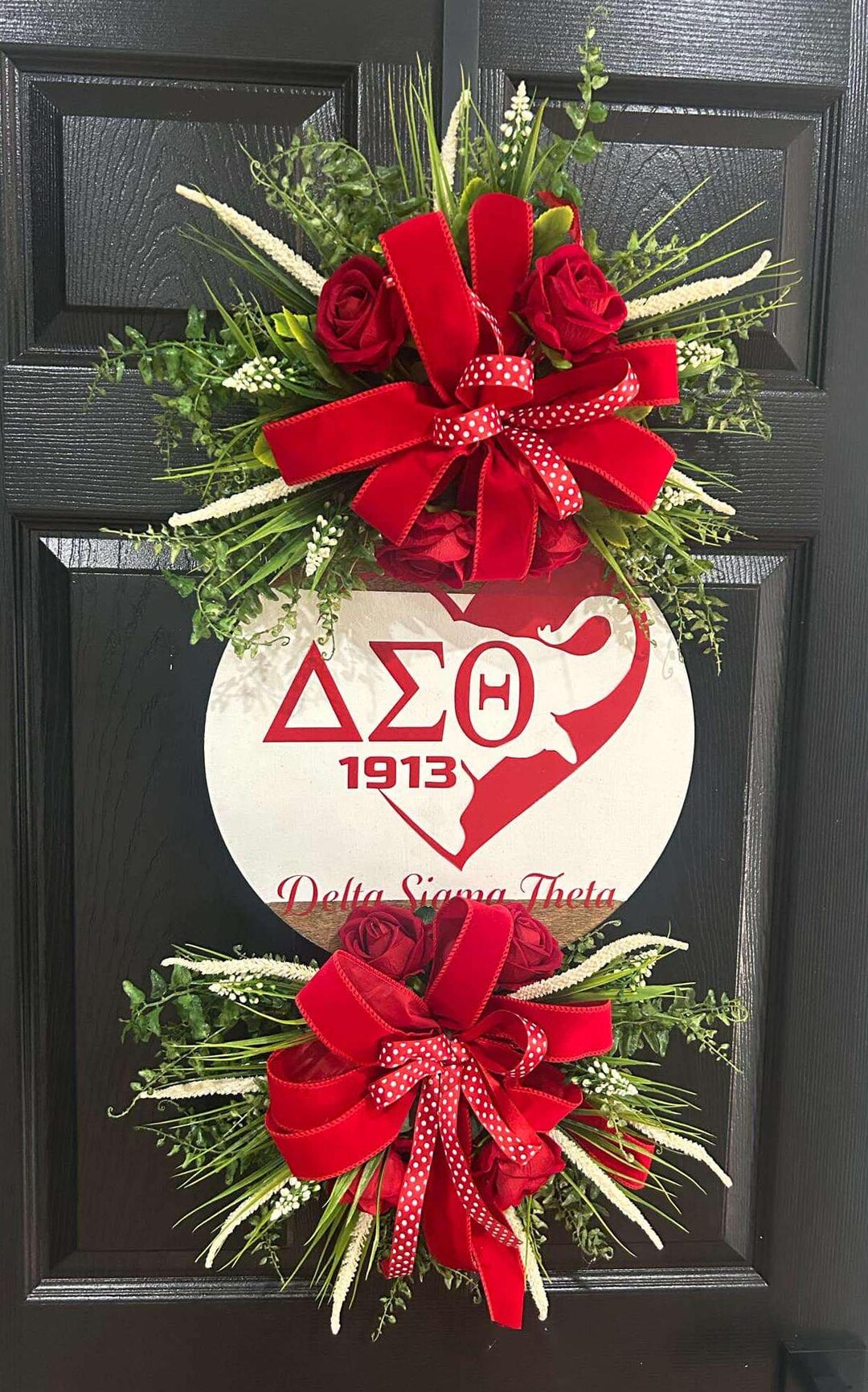 DELTA PHI DELTA Wreath, Porch and Door Decor, Founder's Day ...