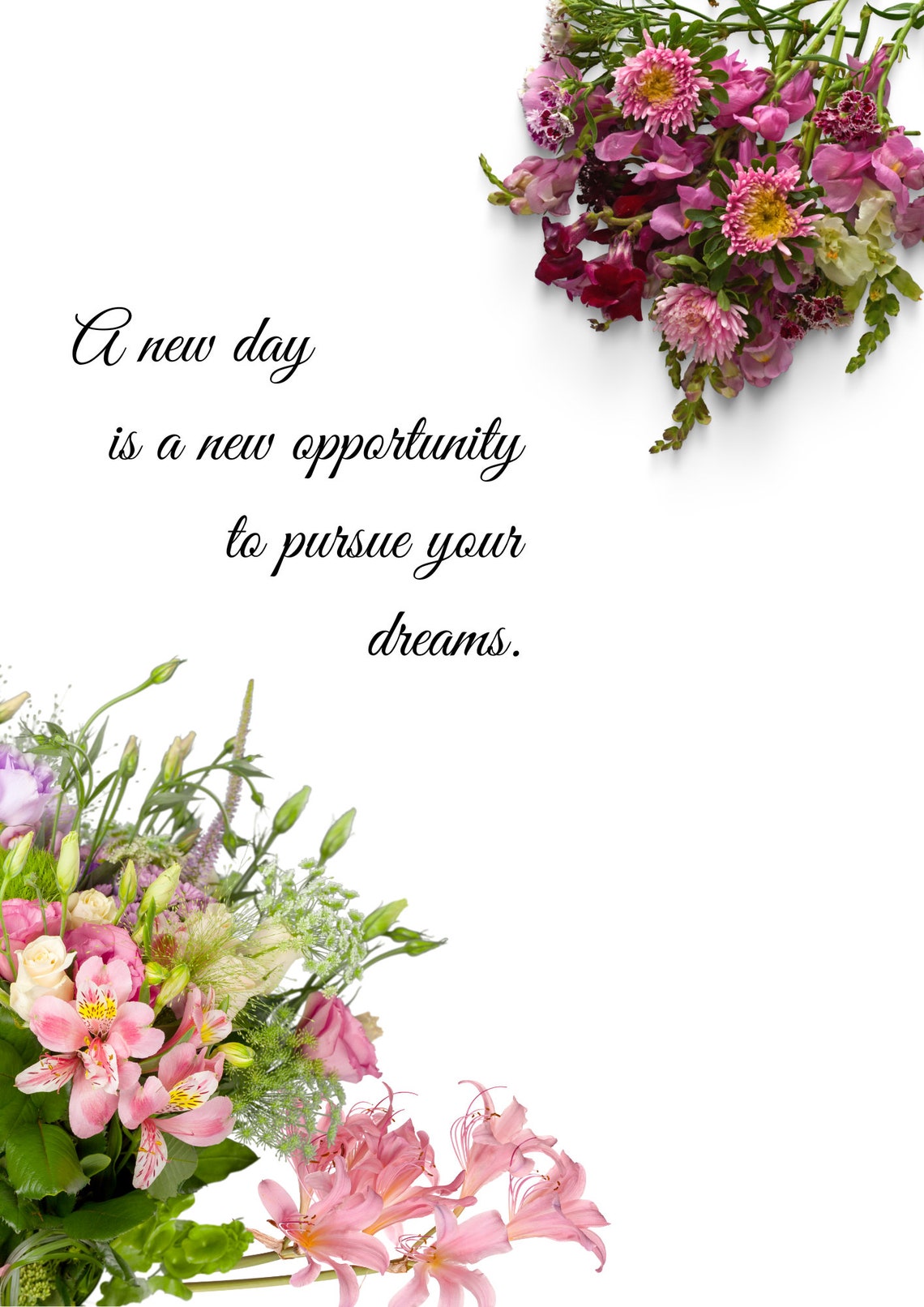 Spring Flowers, Motivational Quotes, Wall Art, Home Decoration ...