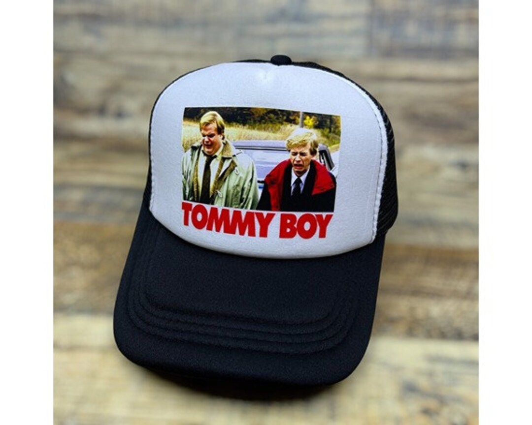 Tommy Boy Mens Trucker Hat Black Snapback Chris Farley Sandusky 90s ...