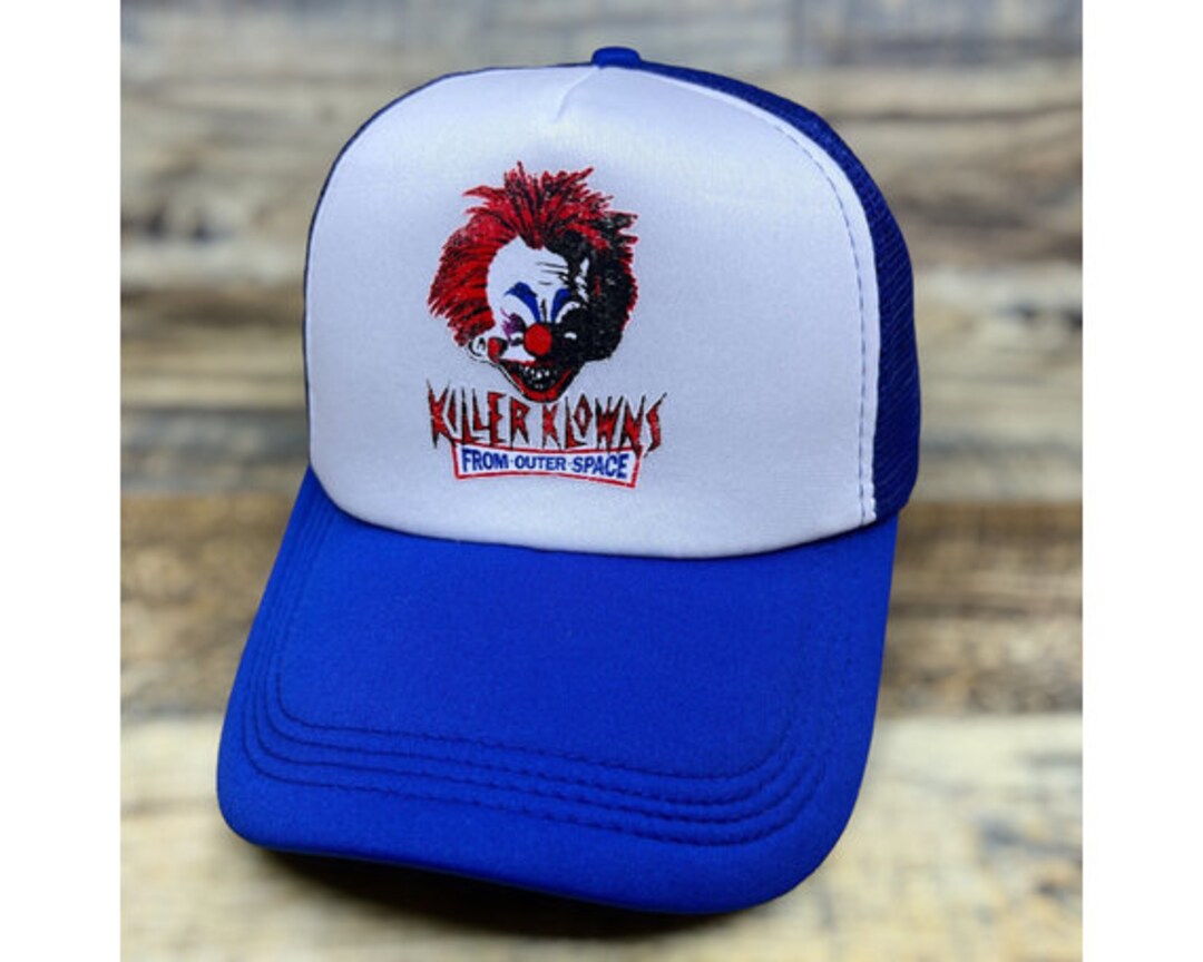 Killer Klowns From Outer Space Mens Trucker Hat Blue Snapback 80s ...