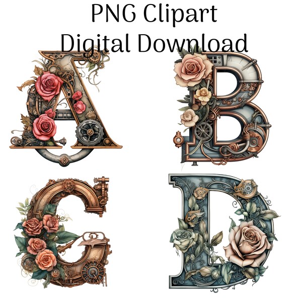 Victorian Alphabet - Etsy