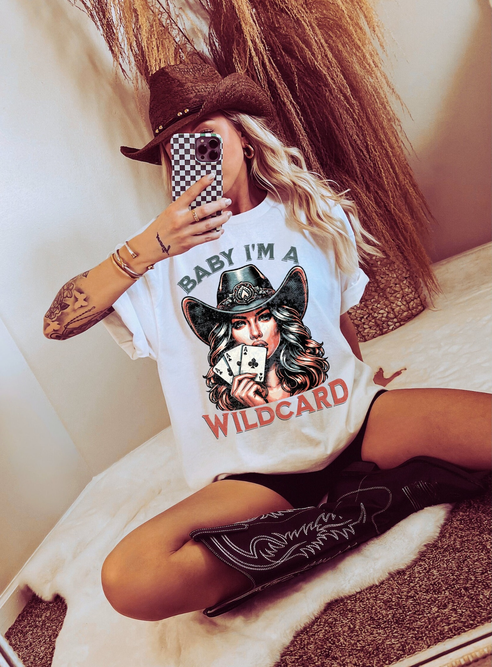 Baby I'm A Wildcard PNG, Western Cowgirl Design, Western Sublimation ...