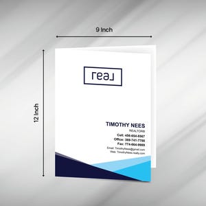 One Real Custom Presentation Folders, One Real Branded Folders, One ...
