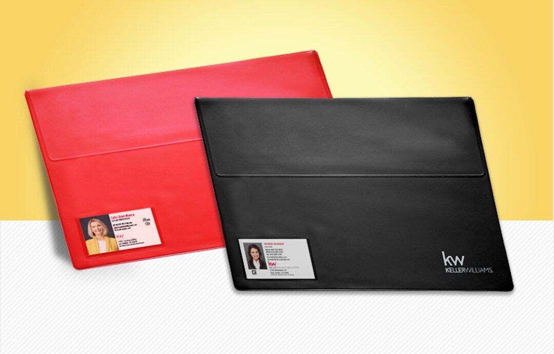 Keller Williams Vinyl Document Folders, Branded Real Estate Office ...