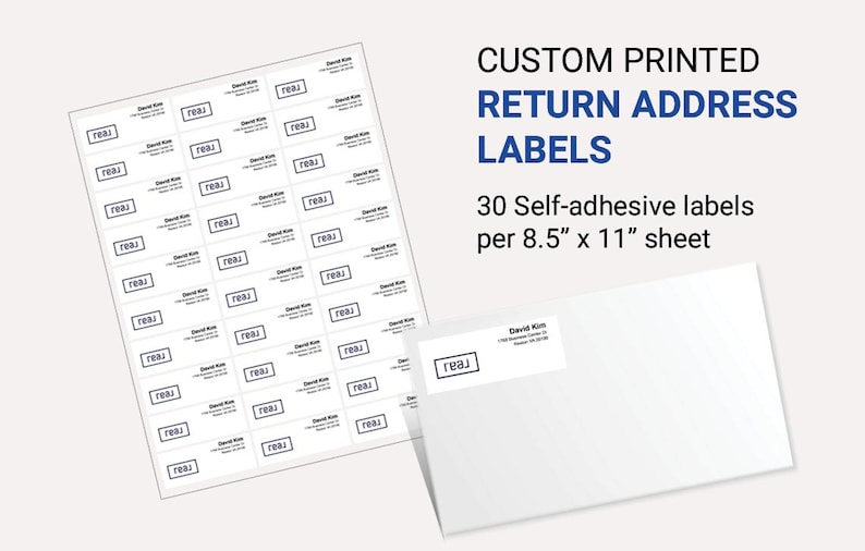 One Real Customizable Return Address Labels, Professional Realtor ...