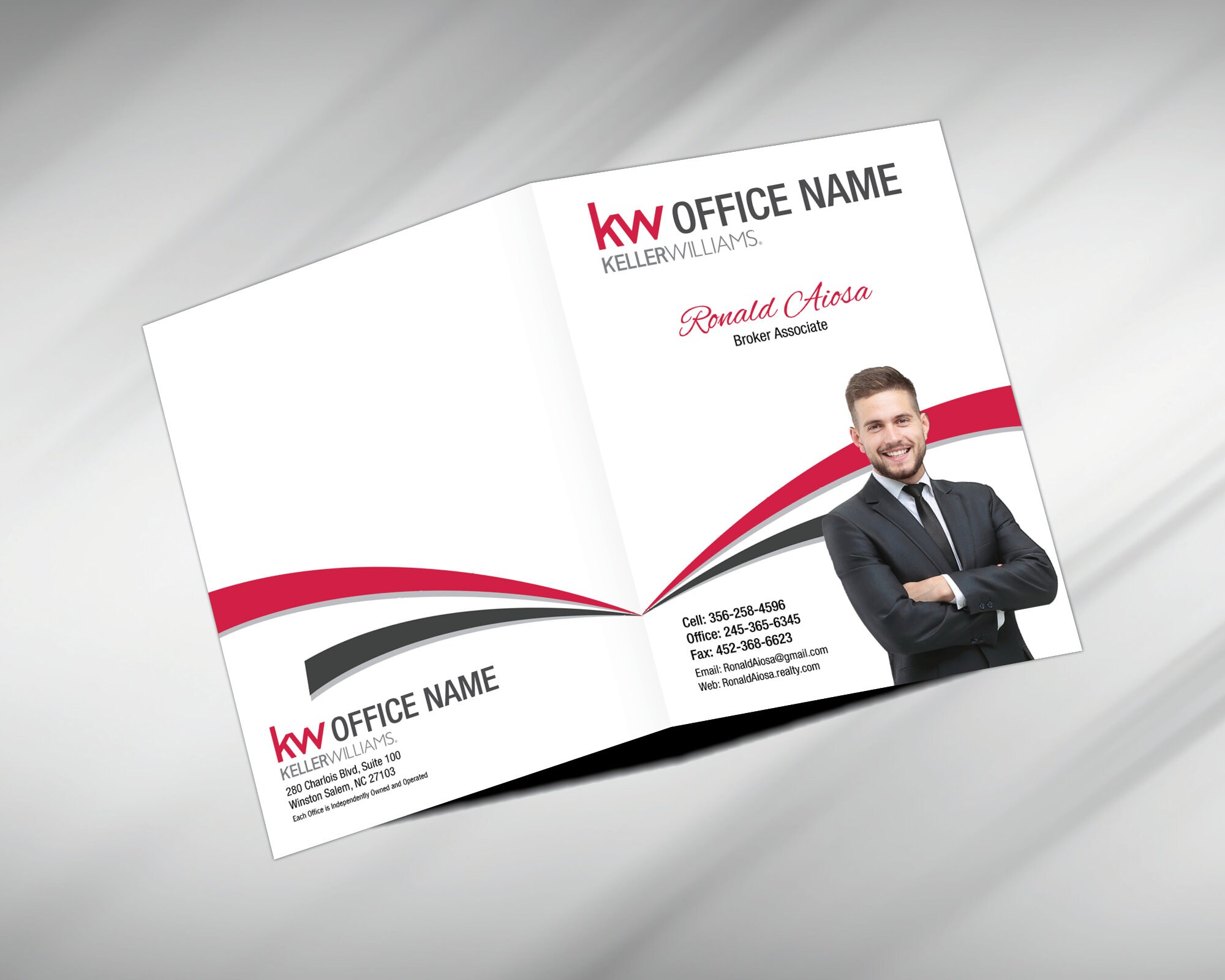 Custom Keller Williams Presentation Folders, KW Branded Folders, Keller Williams Folders, KW ...