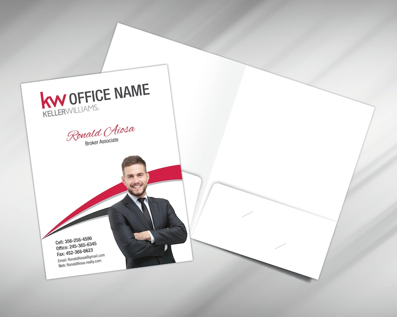 Custom Keller Williams Presentation Folders, KW Branded Folders, Keller Williams Folders, KW ...