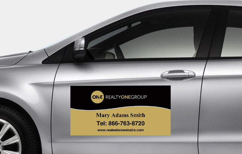Realty One Group Car Magnets, Real Estate Agent Advertising (12x24) - Etsy