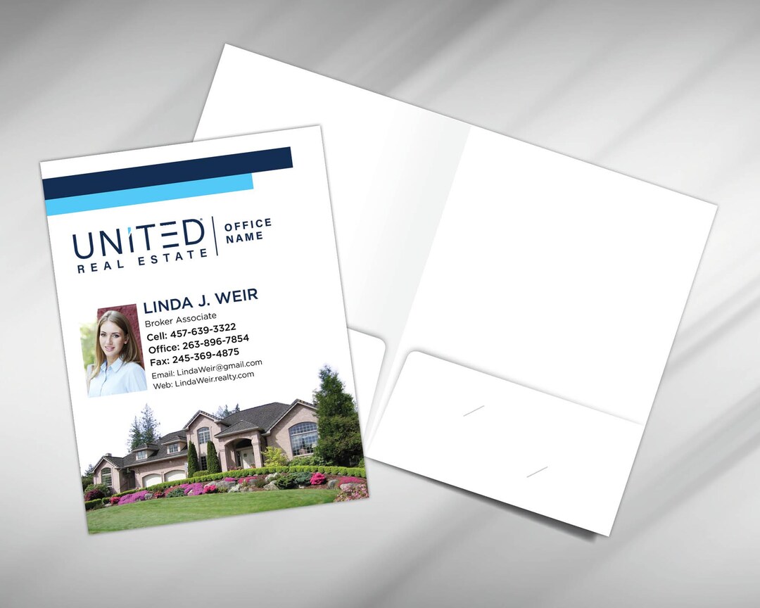 Custom United Real Estate Presentation Folders, United Real Estate ...