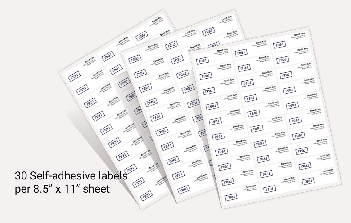 One Real Customizable Return Address Labels, Professional Realtor ...