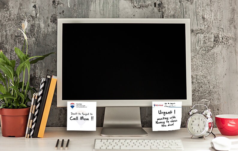 Customizable RE/MAX Sticky Notes, Professional Realtor Sticky Notes ...