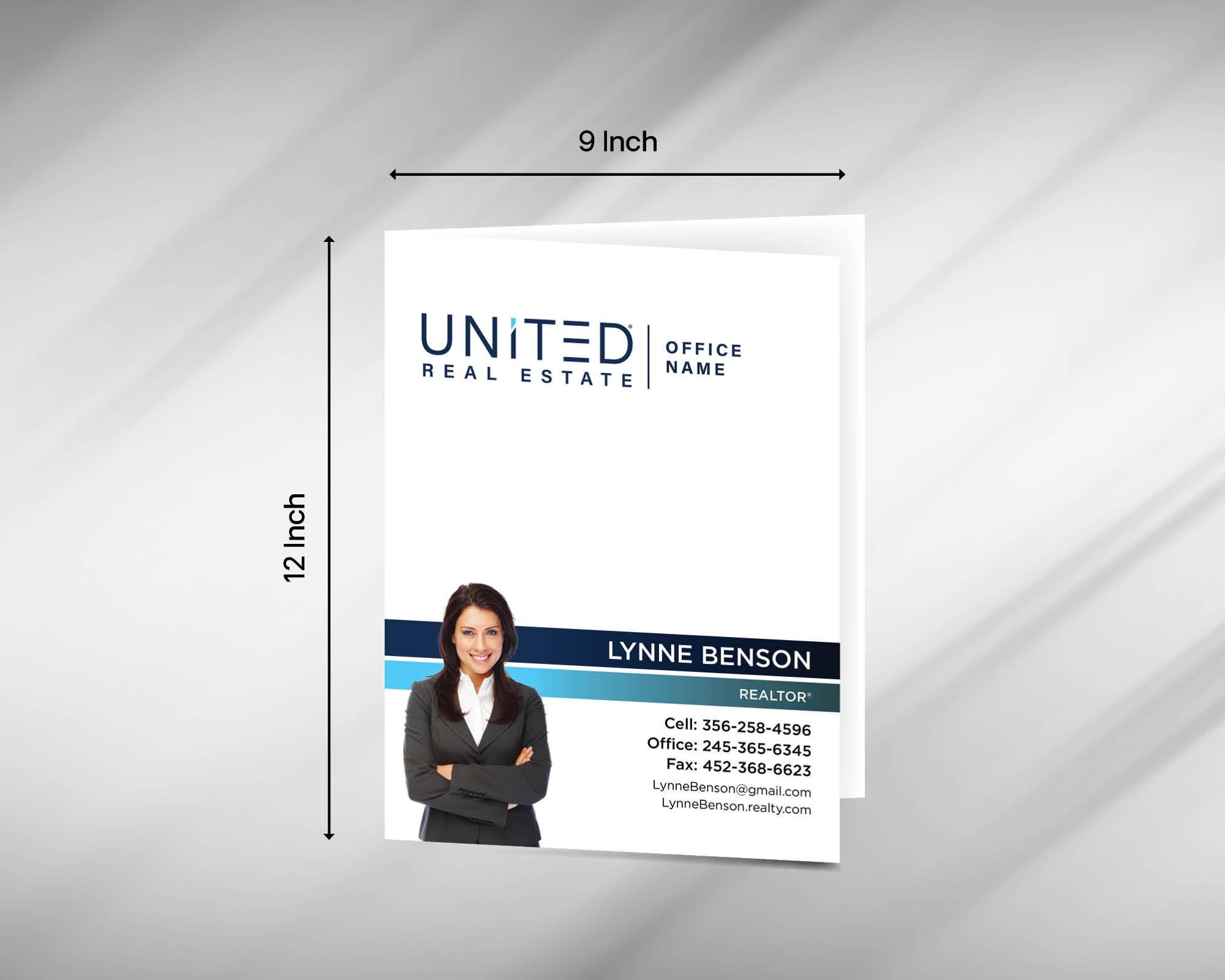 Custom United Real Estate Presentation Folders, United Real Estate ...