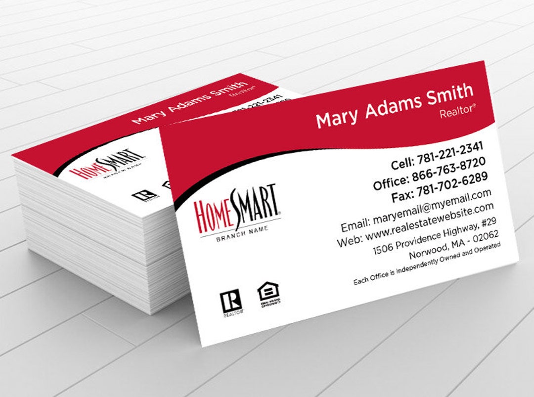 Homesmart Business Cards, Professional Business Cards, Personalized ...
