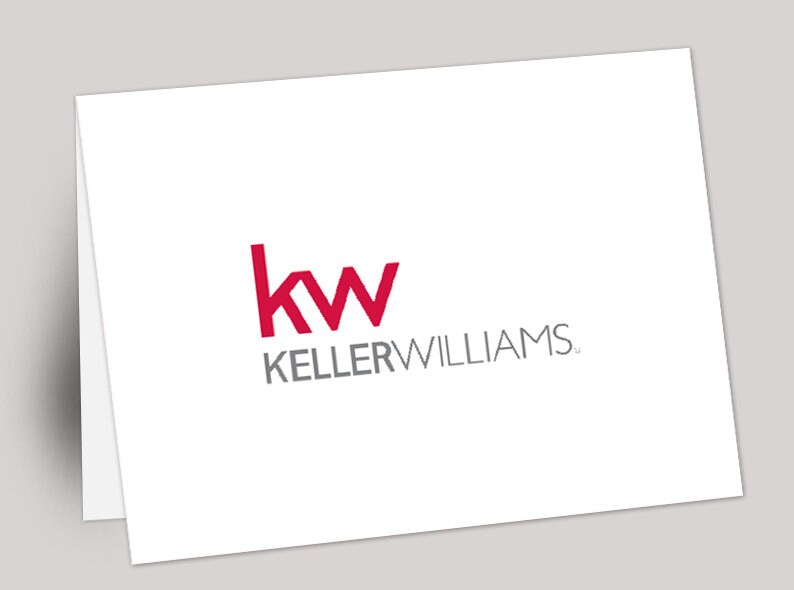 Keller Williams Folded Notecards, Real Estate Agent Stationery - Etsy