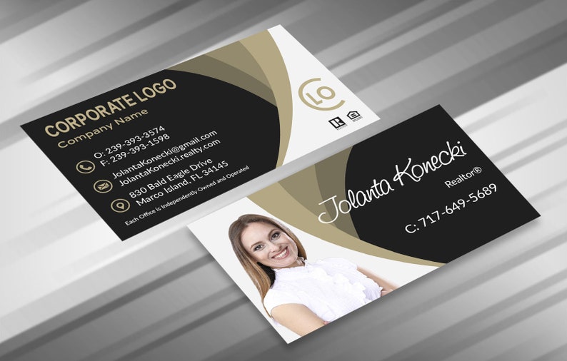 Personalized Century 21 Business Cards, 16pt Stock - Etsy