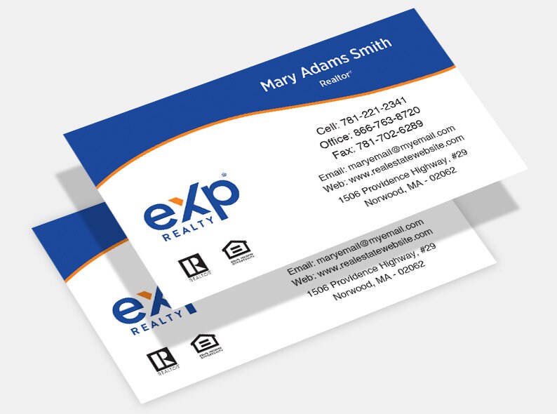 Exp Realty Business Cards, Professional Business Cards, Personalized ...