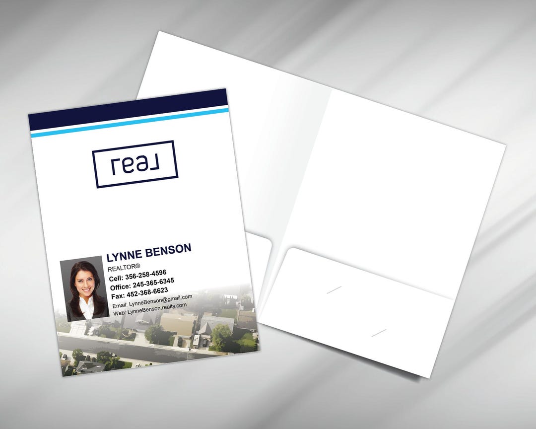 One Real Custom Presentation Folders, One Real Branded Folders, One ...